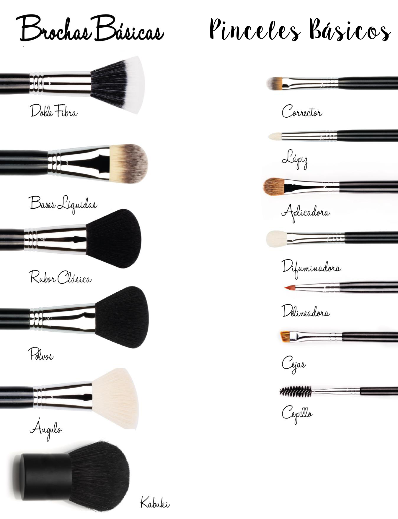 Hablemos de Brochas las más básicas su uso y dónde conseguirlas
